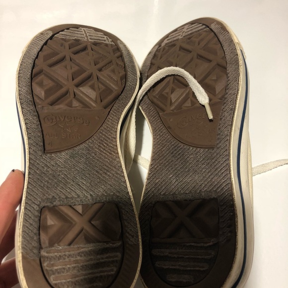 Converse | Shoes | Gently Used White Converse | Poshmark